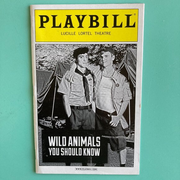 Playbill | Other | Playbill Wild Animals You Should Know Alice Ripley ...